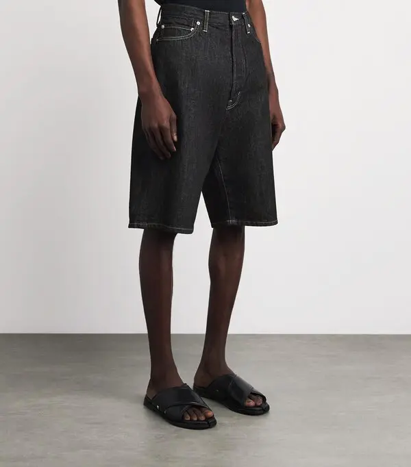 Studio Nicholson Wide-leg Denim Shorts