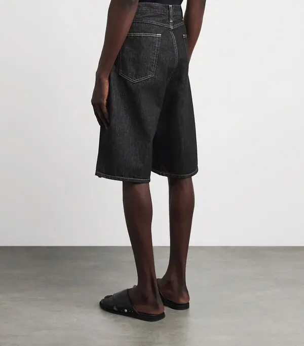 Studio Nicholson Wide-leg Denim Shorts