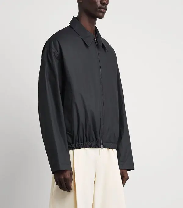 Studio Nicholson Lyons Bomber Jacket With Resin Coating