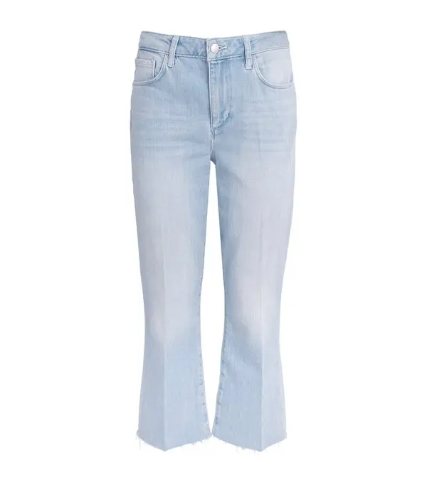 L'Agence Cropped Kendra Flared Jeans