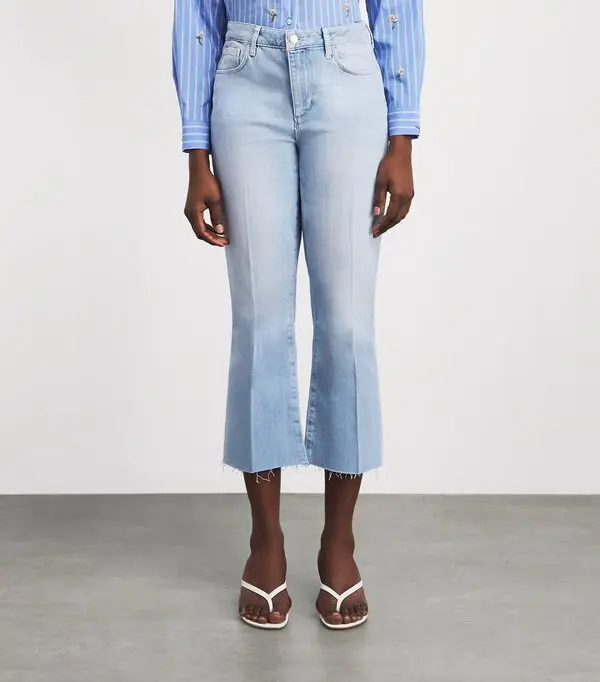 L'Agence Cropped Kendra Flared Jeans