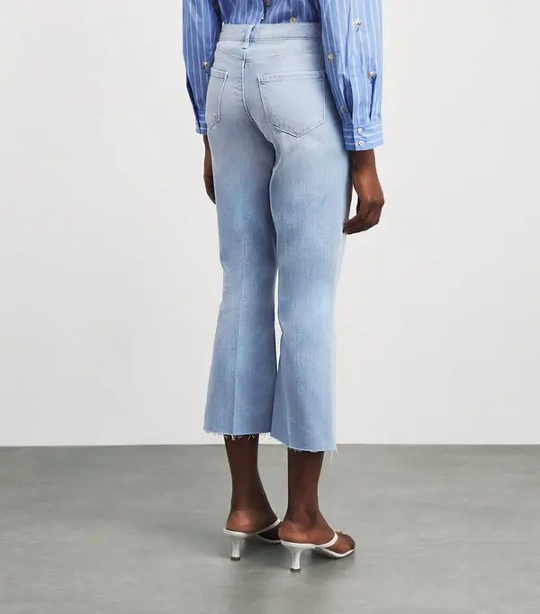 L'Agence Cropped Kendra Flared Jeans