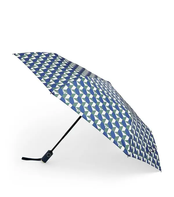 Harrods Geo Clash Umbrella - Black