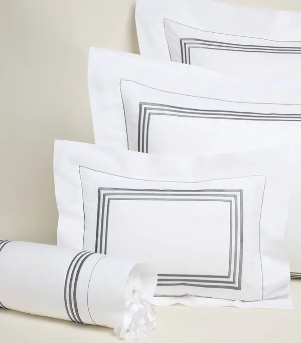 PRATESI Tre Righe Pillowcase - Grey