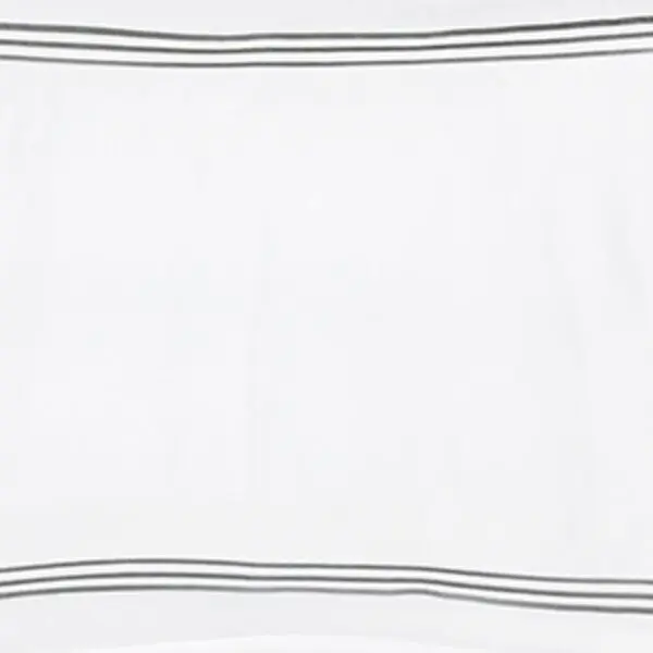PRATESI Tre Righe Pillowcase - Grey