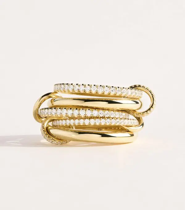 SPINELLI KILCOLLIN Gold And Diamond Zodiac Ring - Yellow