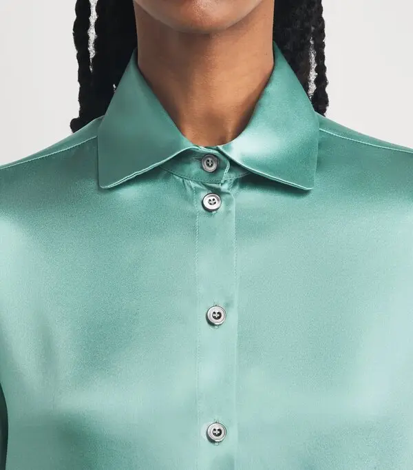 Eleventy Silk Long-sleeve Shirt