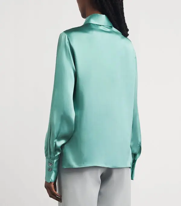 Eleventy Silk Long-sleeve Shirt