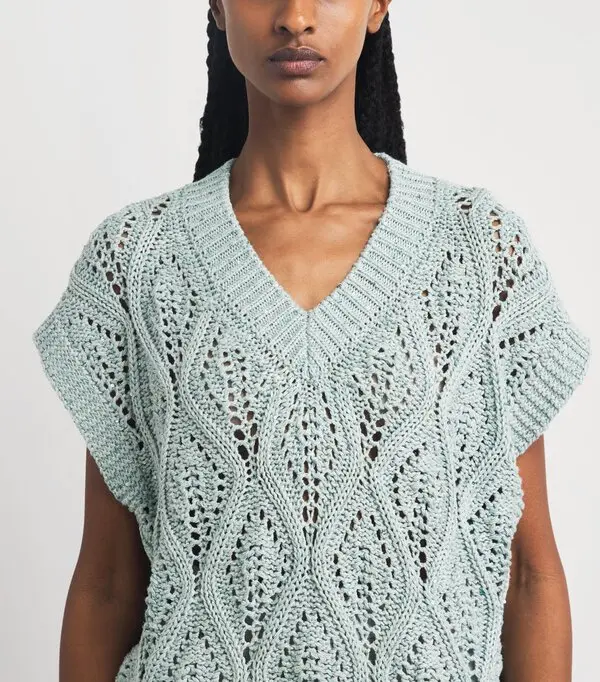 Eleventy Cotton-blend V-neck Sweater