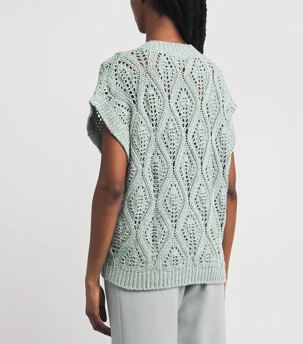 Eleventy Cotton-blend V-neck Sweater