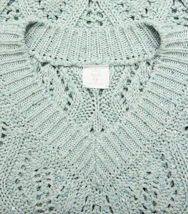 Eleventy Cotton-blend V-neck Sweater