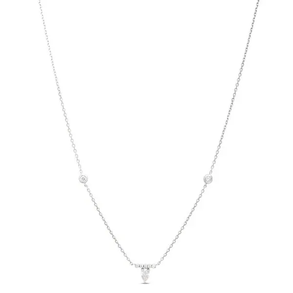 Benbridge Diamond Station Necklace 14k Yellow Gold,|ti50509n - Wg
