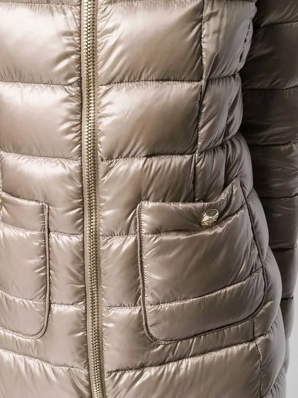 Herno Maria Midi Down Jacket - Grey