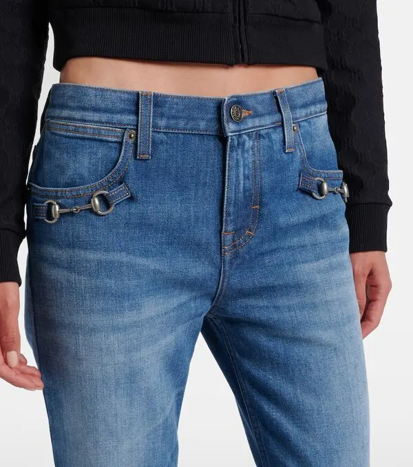 Gucci Horsebit Flared Jeans