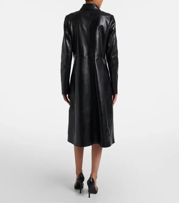 Gucci Interlocking G Leather Coat