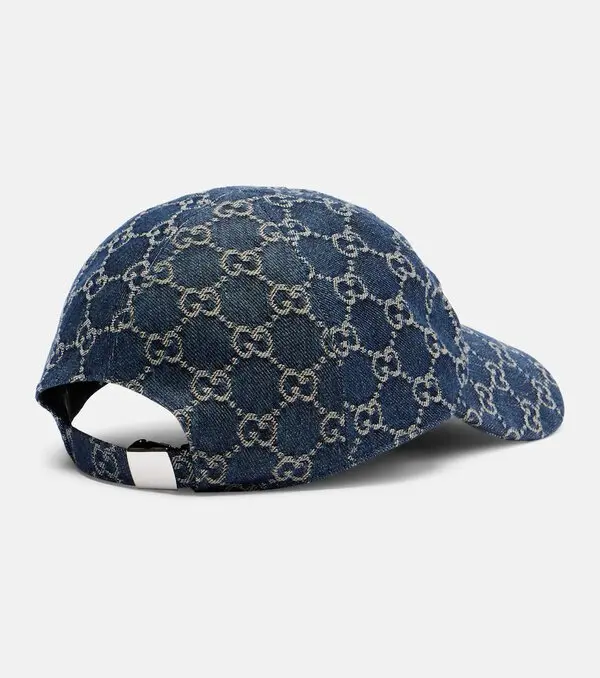 Gucci Gg Denim Baseball Cap