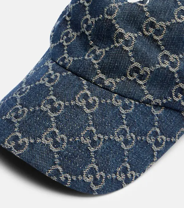 Gucci Gg Denim Baseball Cap