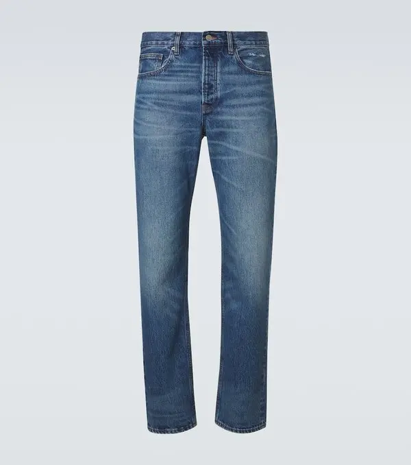 FRAME Mid-rise Straight Jeans
