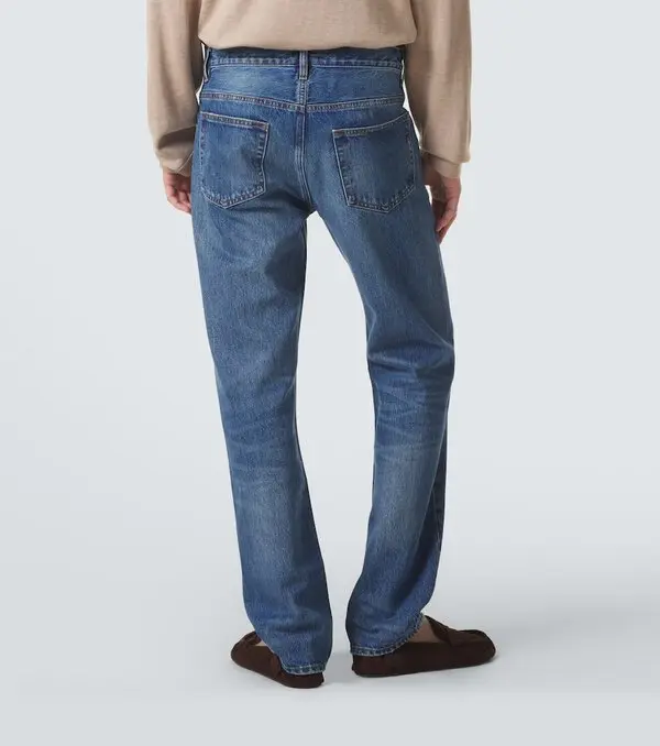 FRAME Mid-rise Straight Jeans