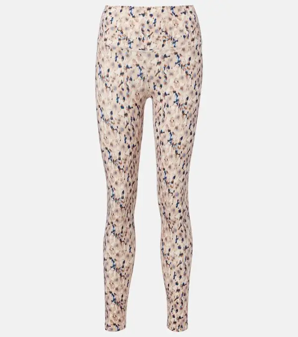 Varley Freesoft Floral Leggings - Beige