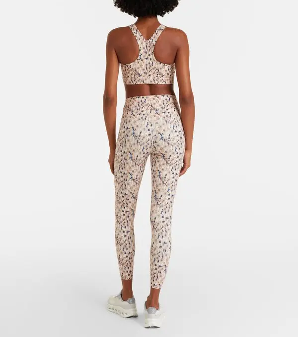 Varley Freesoft Floral Leggings - Beige