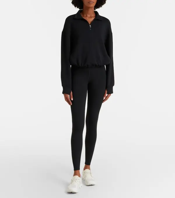 Varley Sian Half-zip Sweatshirt - Black