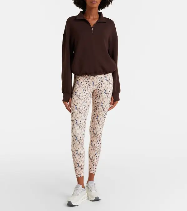Varley Sian Half-zip Sweatshirt - Brown