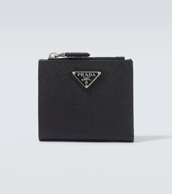 Prada Small Saffiano Leather Wallet - Black