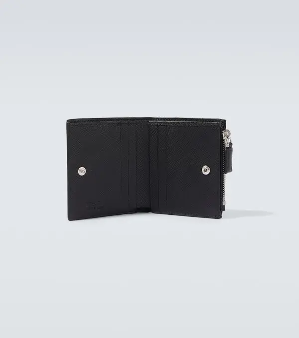 Prada Small Saffiano Leather Wallet - Black