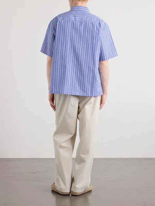 Aimé Leon Dore Striped Cotton-poplin Shirt