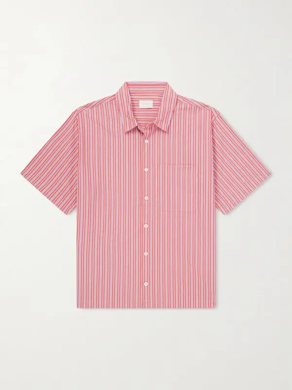 Aimé Leon Dore Striped Cotton-poplin Shirt