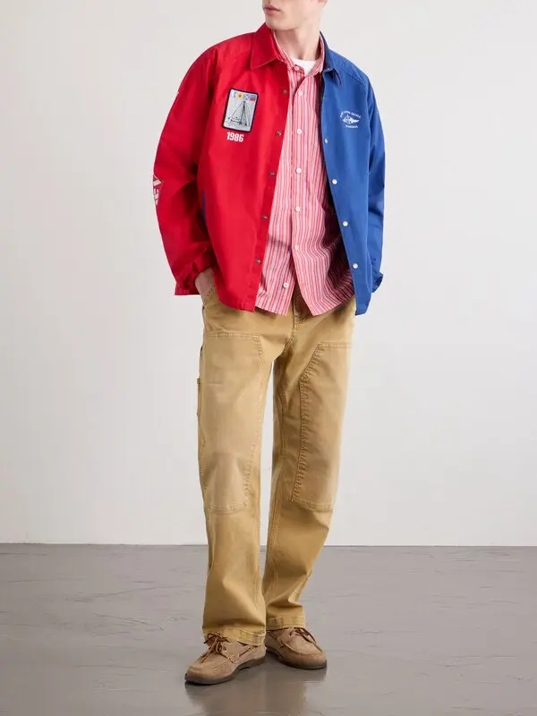 Aimé Leon Dore Striped Cotton-poplin Shirt