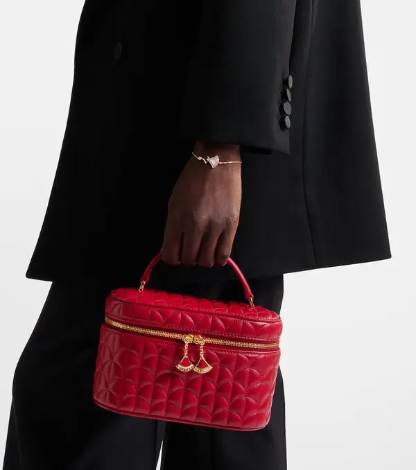 BVLGARI Divas' Dream Small Leather Vanity Bag