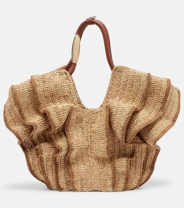 Zimmermann Small Raffia Top-handle Bag