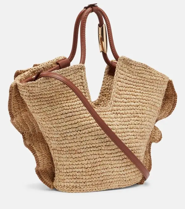 Zimmermann Small Raffia Top-handle Bag