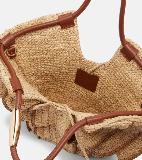Zimmermann Small Raffia Top-handle Bag