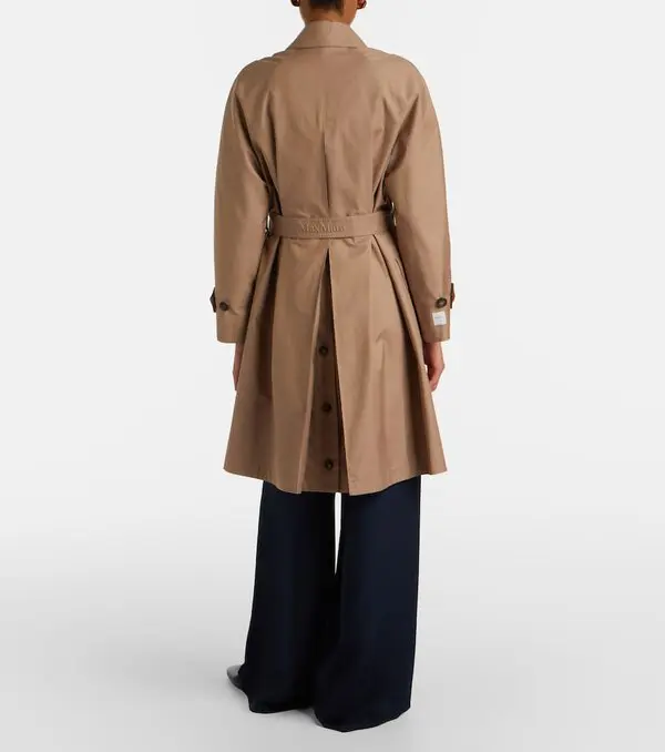 Max Mara Alessio Cotton-blend Gabardine Trench Coat