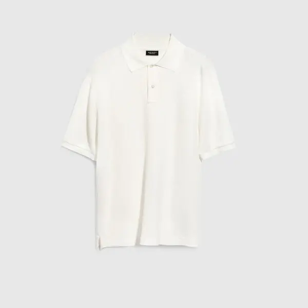Gucci Gg Technical Jersey Jacquard Polo Shirt