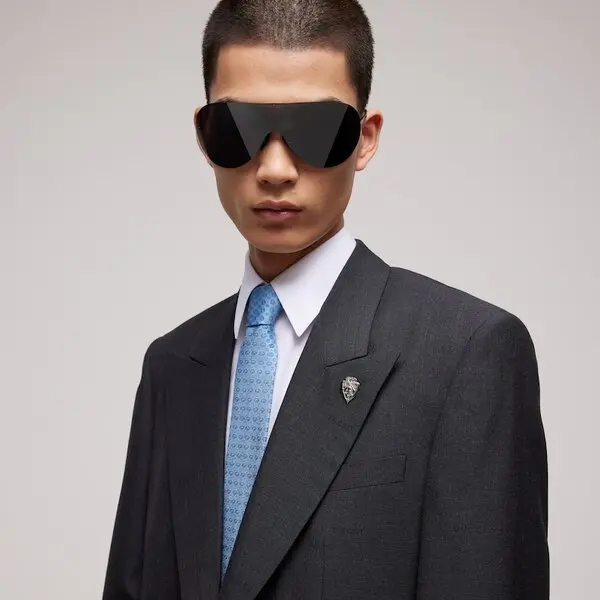 Gucci Interlocking G Silk Jacquard Tie