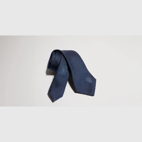 Gucci Embroidered Silk Neck Tie
