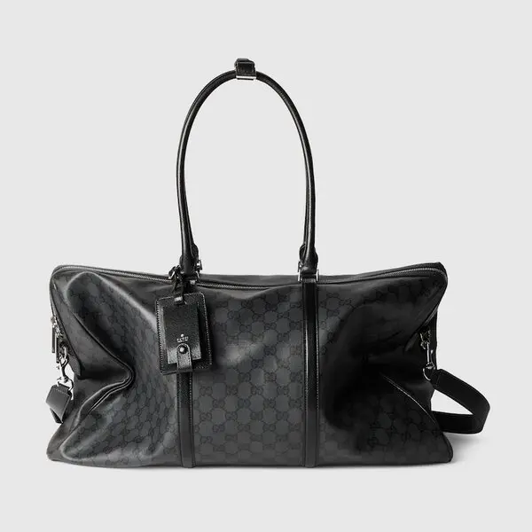 Gucci Gg Fabric Duffle Bag - Black