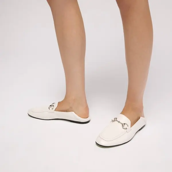 Gucci Jordaan Soft Leather Loafer With Horsebit Detail