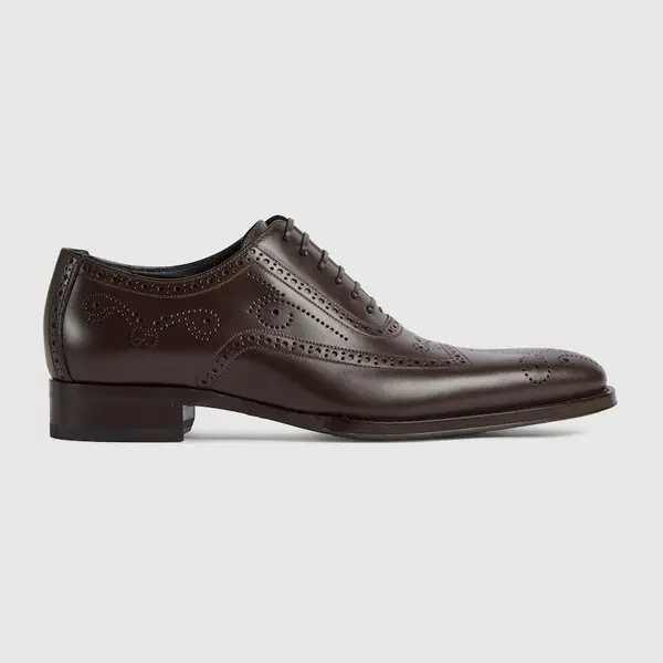 Gucci Leather Lace-up Brogue Shoes