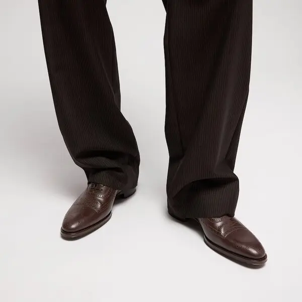 Gucci Leather Lace-up Brogue Shoes