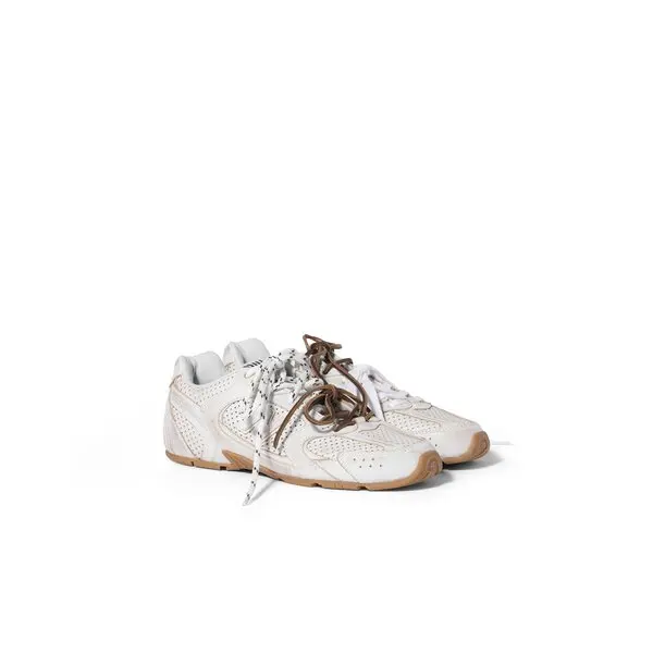 Miu Miu X New Balance "530 Sl Deco" Leather Sneakers
