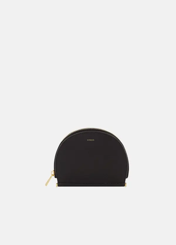 Vince Demma Leather Small Wallet - Black