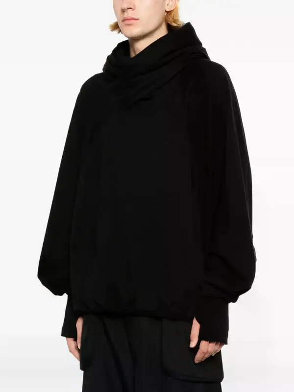 JULIUS W Neck Hoodie
