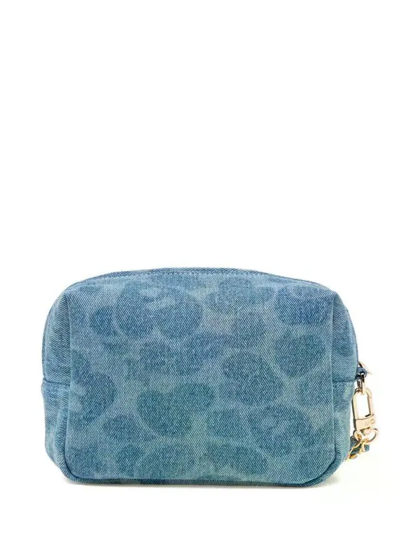 AAPE BY *A BATHING APE Denim Chain Makeup Bag - Blue