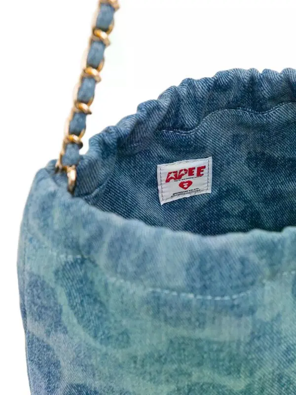 AAPE BY *A BATHING APE Apee™ A Bathing Ape® Chain Logo Shoulder Bag