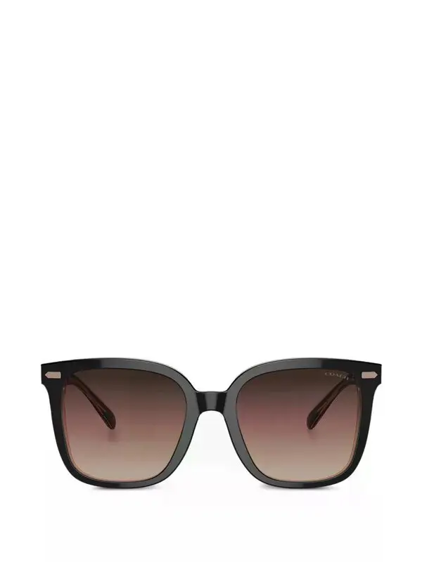 COACH Square Frame Sunglasses - Black